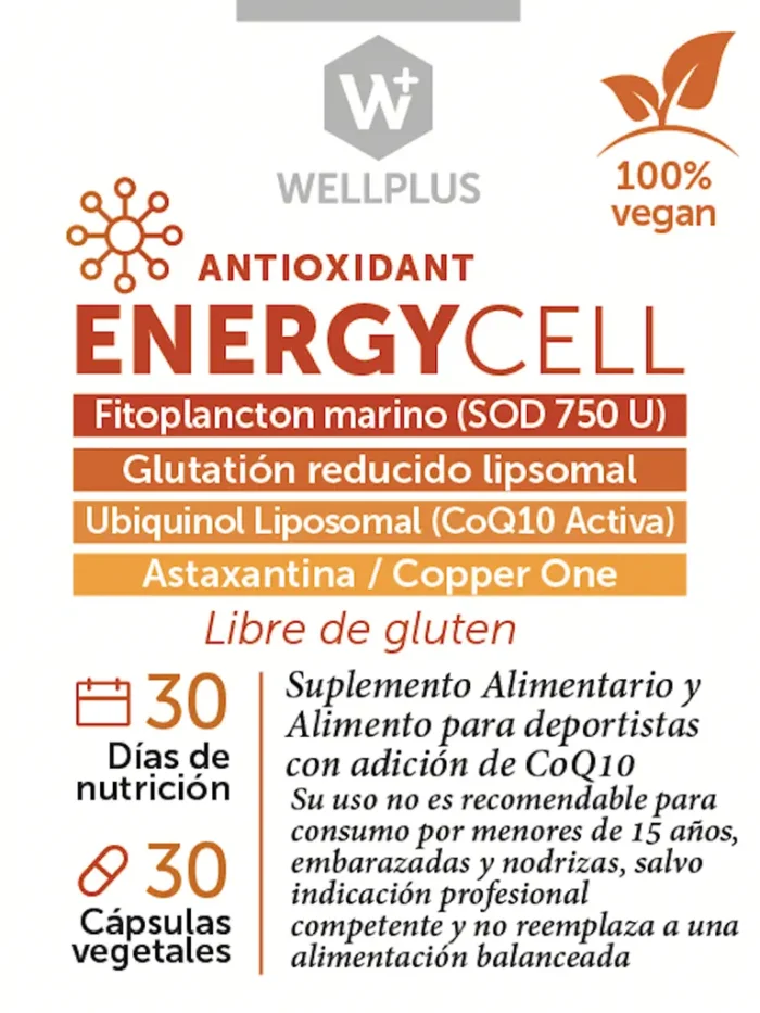 Energy Cell 30 cápsulas - Wellplus